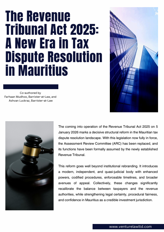 The Revenue Tribunal Act 2025: A New Era in Tax Dispute Resolution in ...